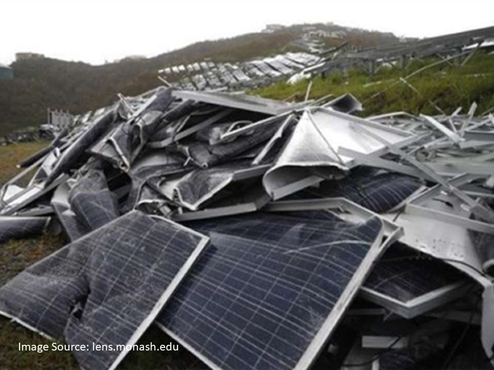The Recycling Management of Solar panels